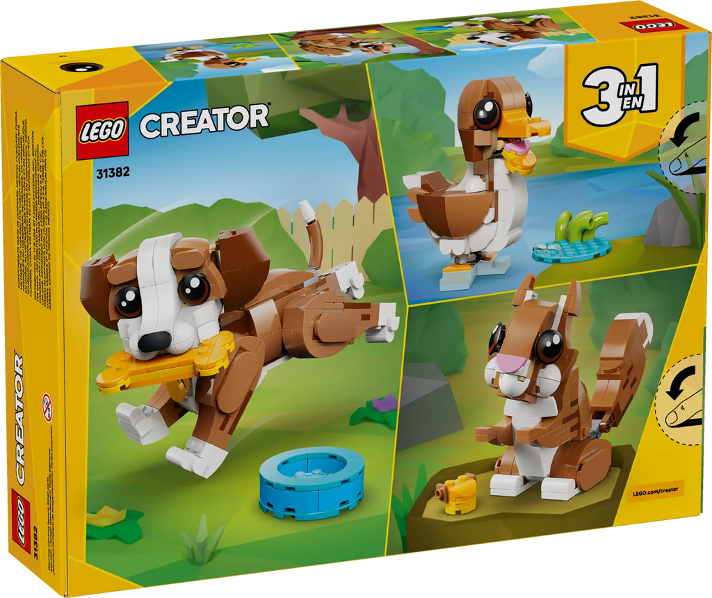 LEGO - Creator - Les animaux mignons : le chiot joueur – L'atelier de ...