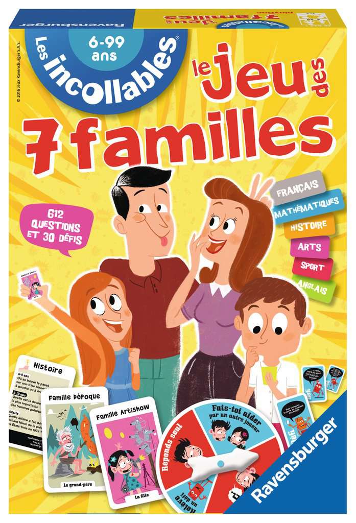 Jeu des 7 familles des Incollables – L'atelier de Charlotte